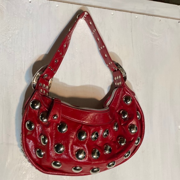 Nicole Lee | Bags | Nicole Lee Leather Pimp Silver Studded Posh ...